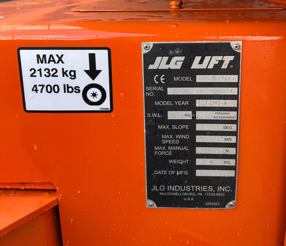 JLG 45E Electric Articulating Boom - 1998, £9,800 :: Paramount Platforms